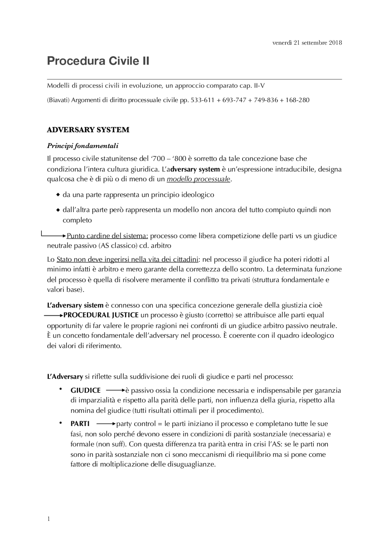 Appunti Di Procedura Civile Ii Con Rule Docsity