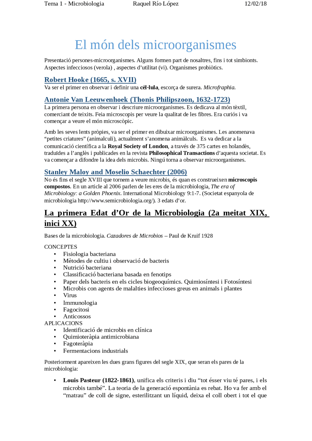 Apuntes Microbiologia Docsity