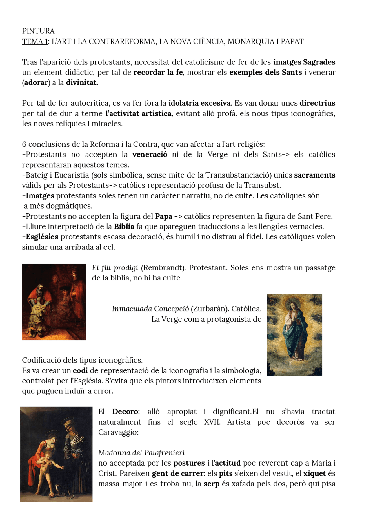 Art Barroc Segle Xvii Docsity