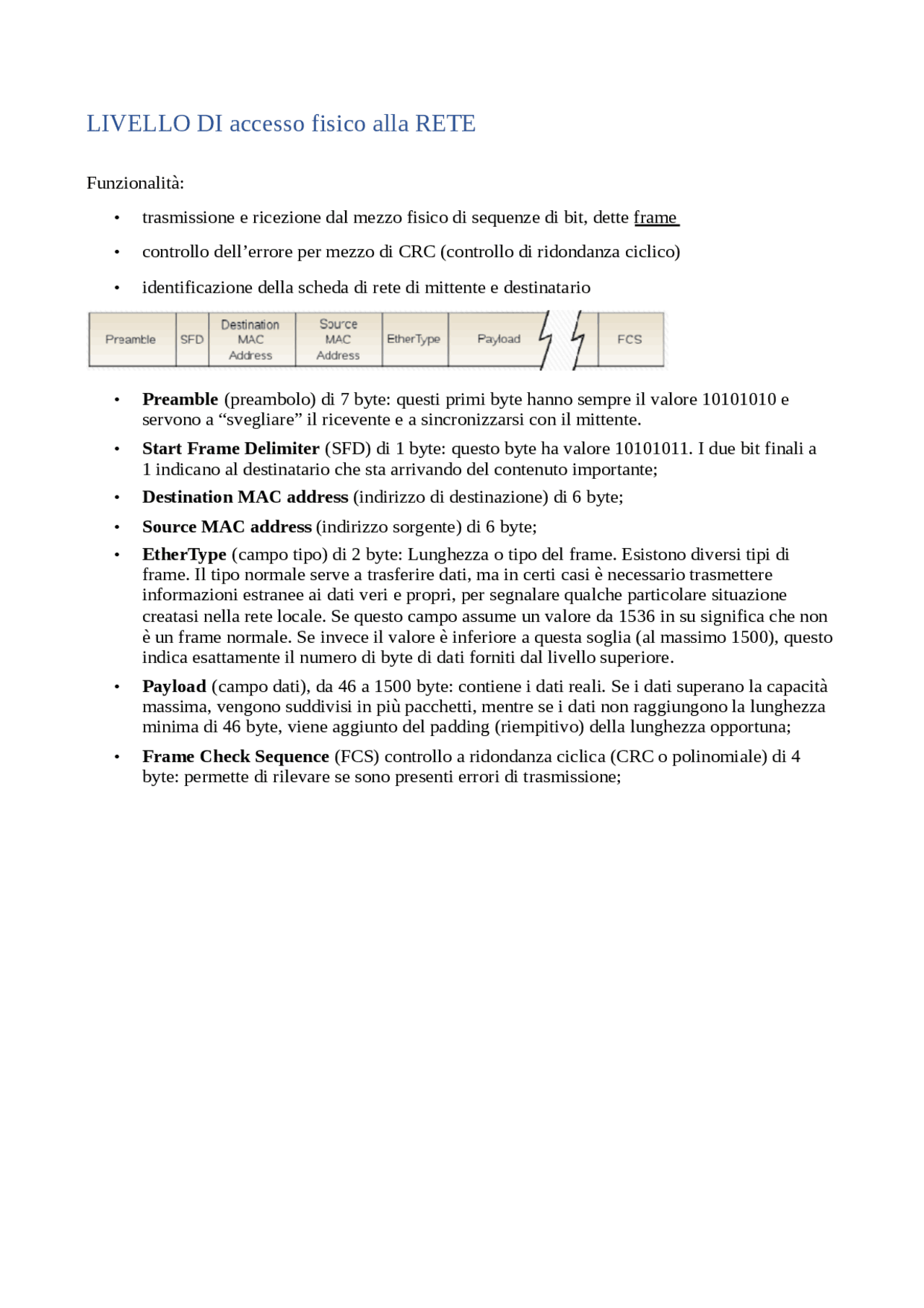 Appunti Di Reti Informatica Appunti Di Informatica Docsity