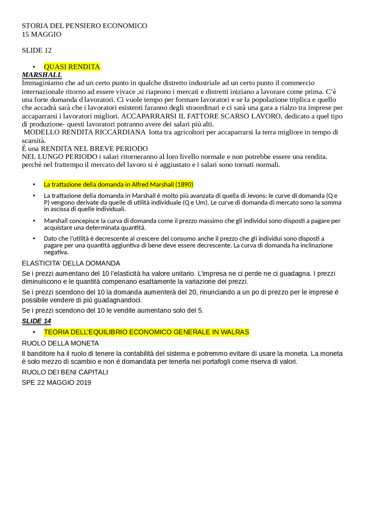 Domande secondo modulo spe - Docsity