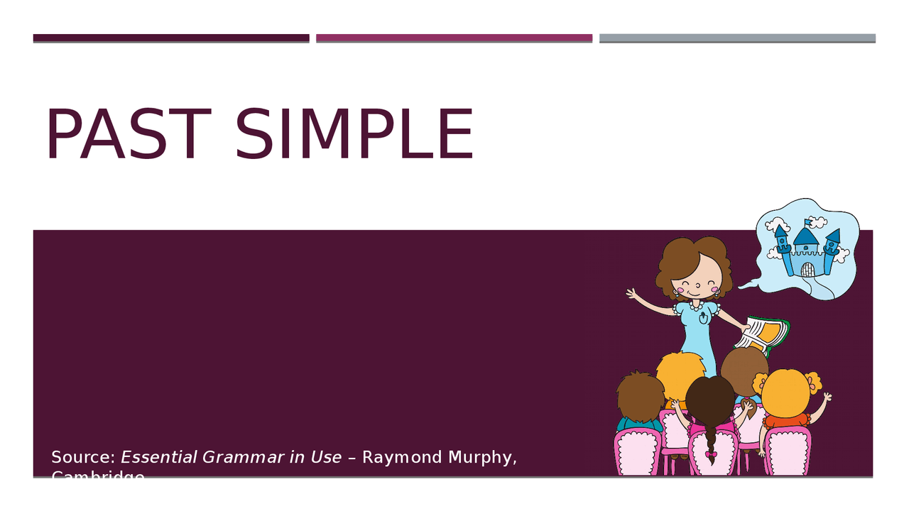 Past Simple Powerpoint Docsity