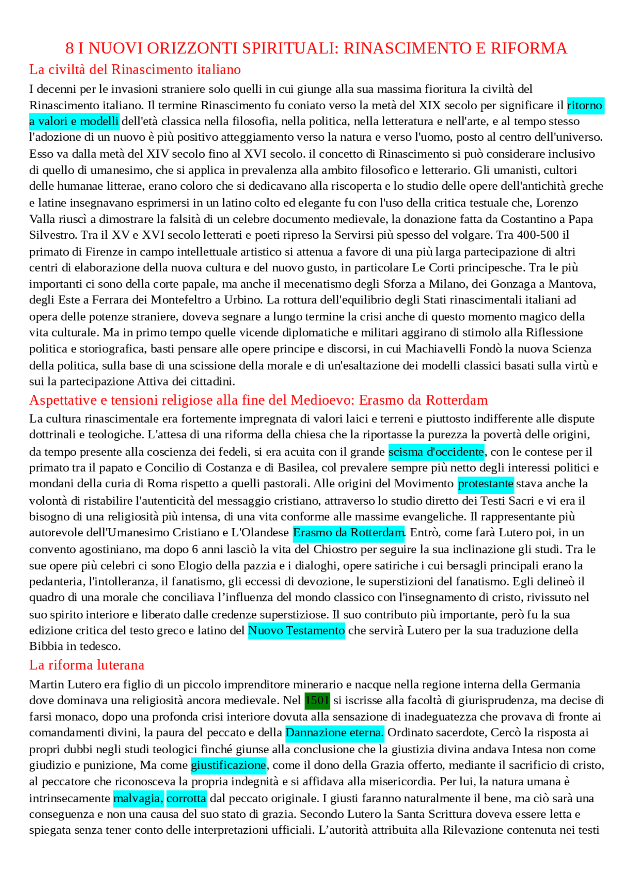 Storia moderna, Carlo Capra, 1492- 1848 - Docsity