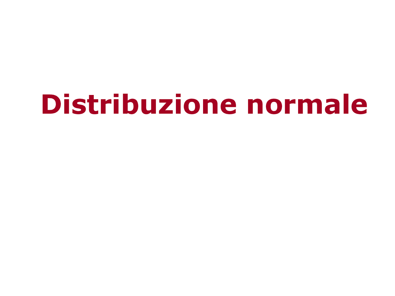 Statistica di base slides - Docsity