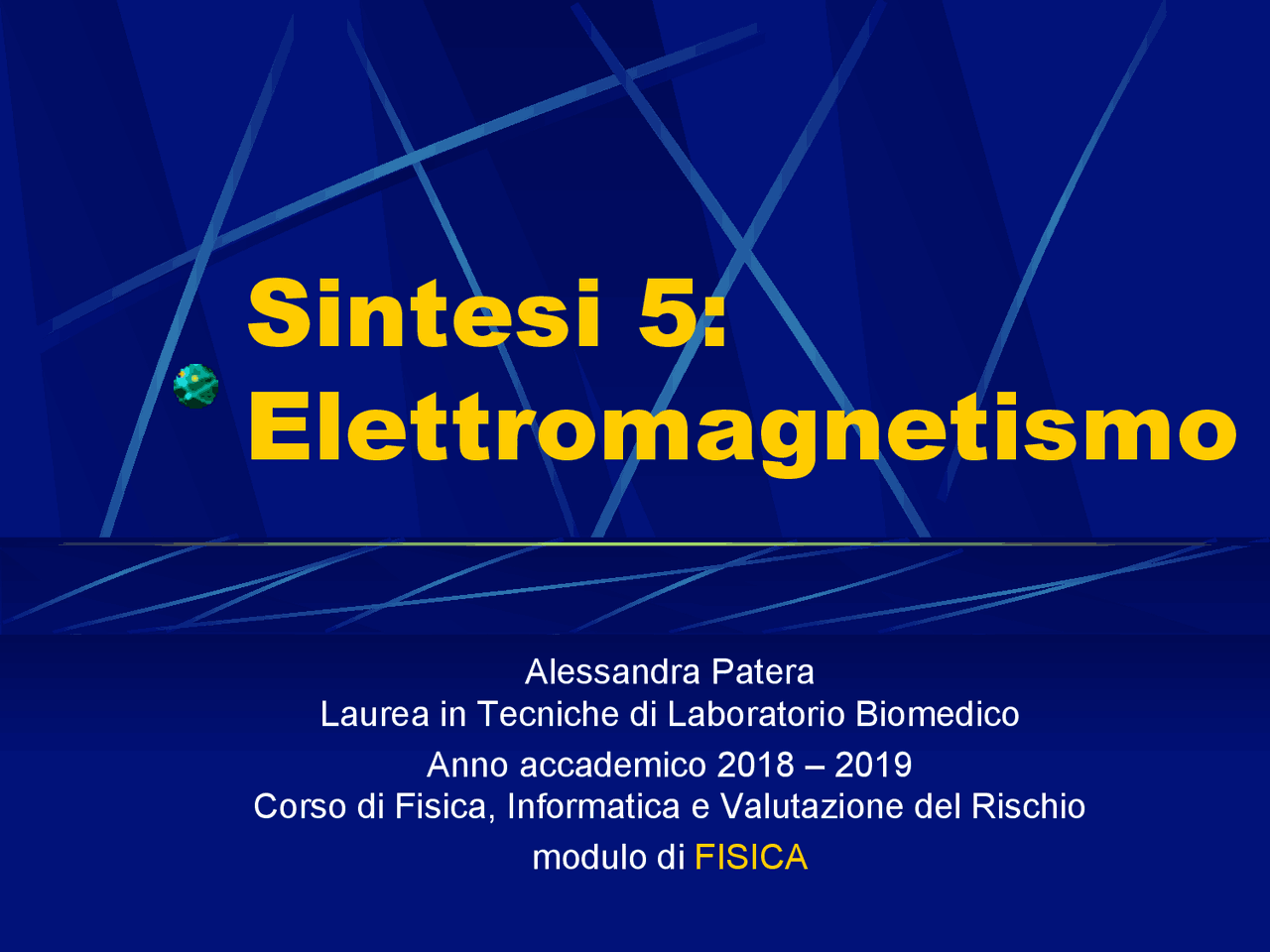 Sintesi Elettromagnetismo Docsity