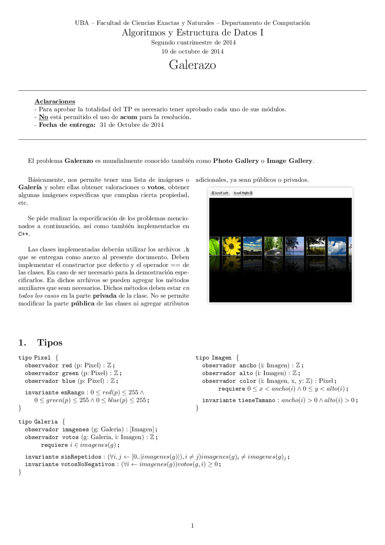 Algoritmos Y Estructuras De Datos Exercises Of C Programming Docsity