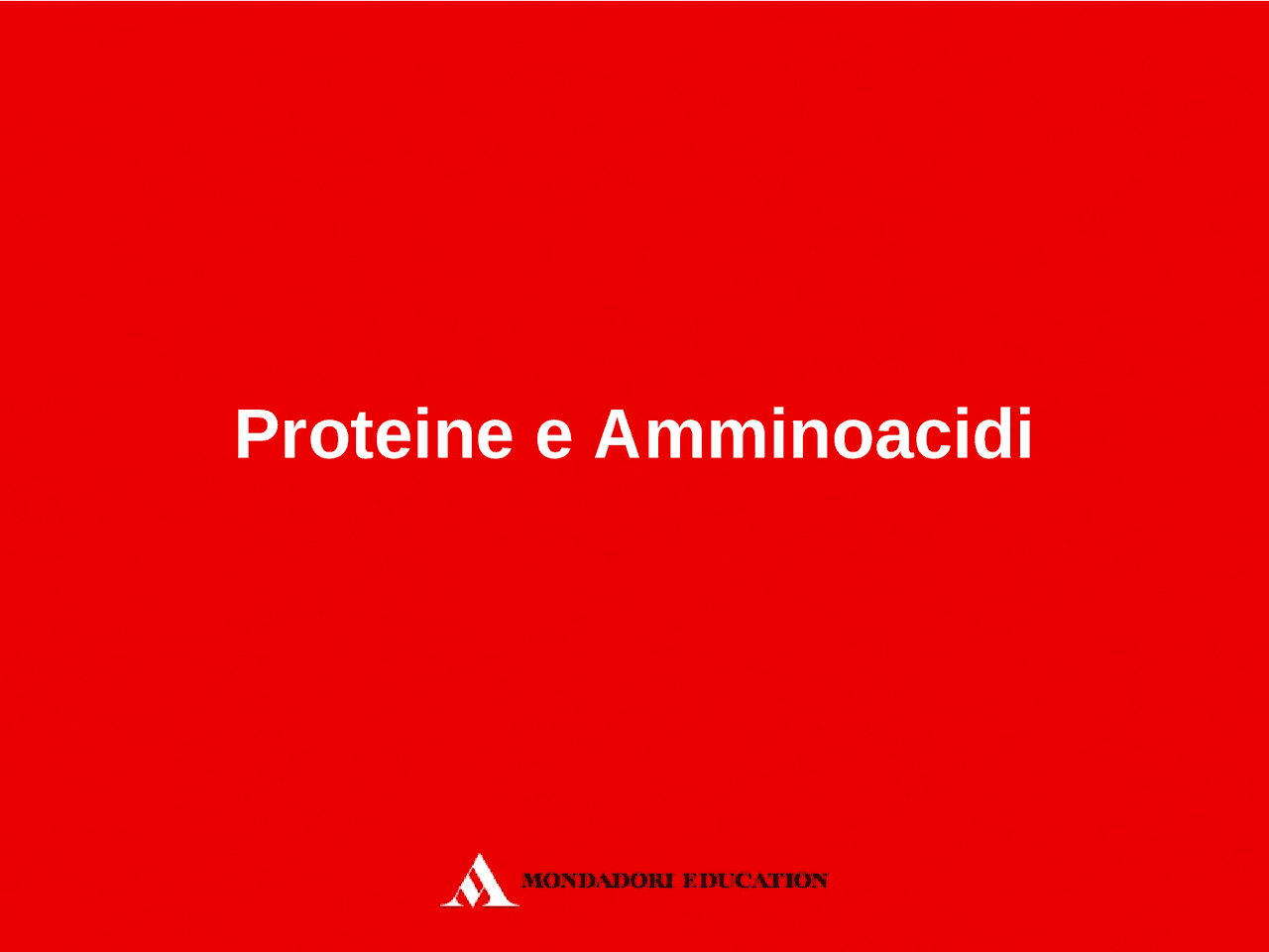 Schema Su Proteine E Amminoacidi Docsity