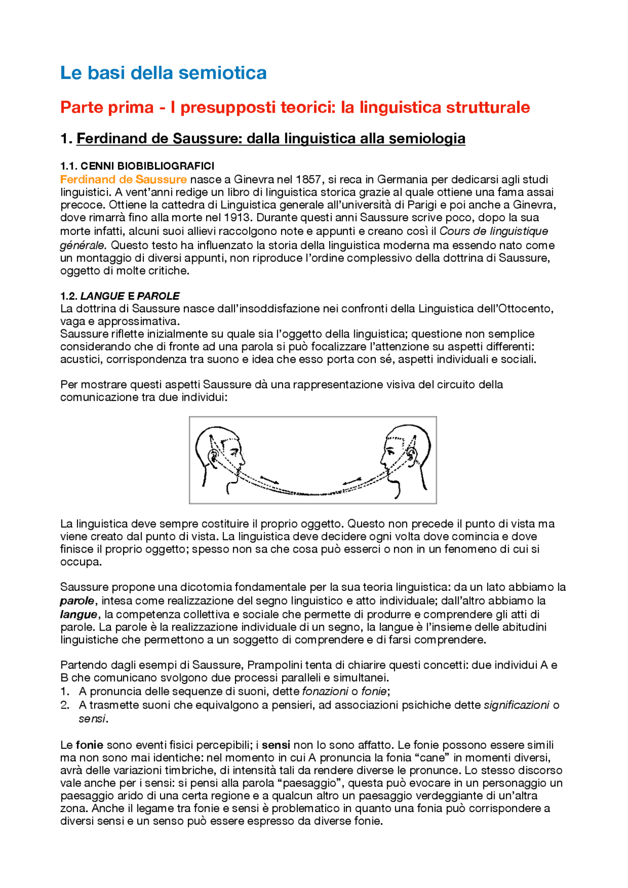 Riassunto Le Basi Della Semiotica Stefano Traini Docsity