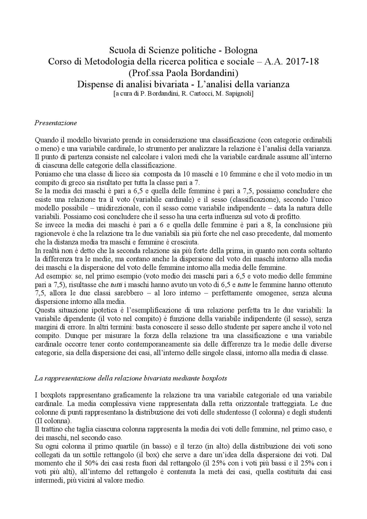 Metodologia Della Ricerca Docsity