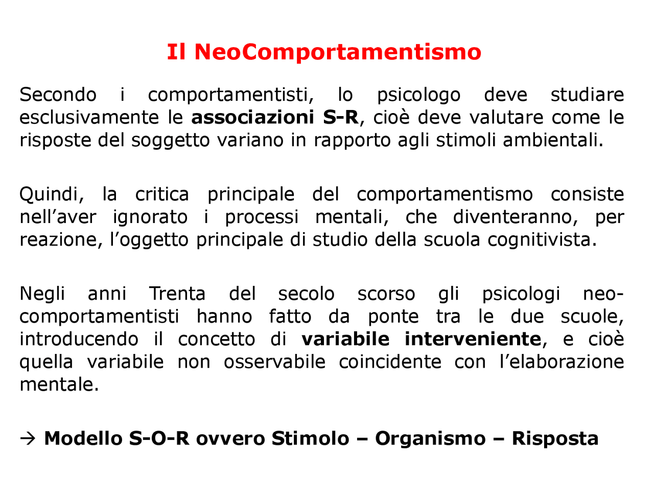 Slide Di Storia Della Psicologia Docsity