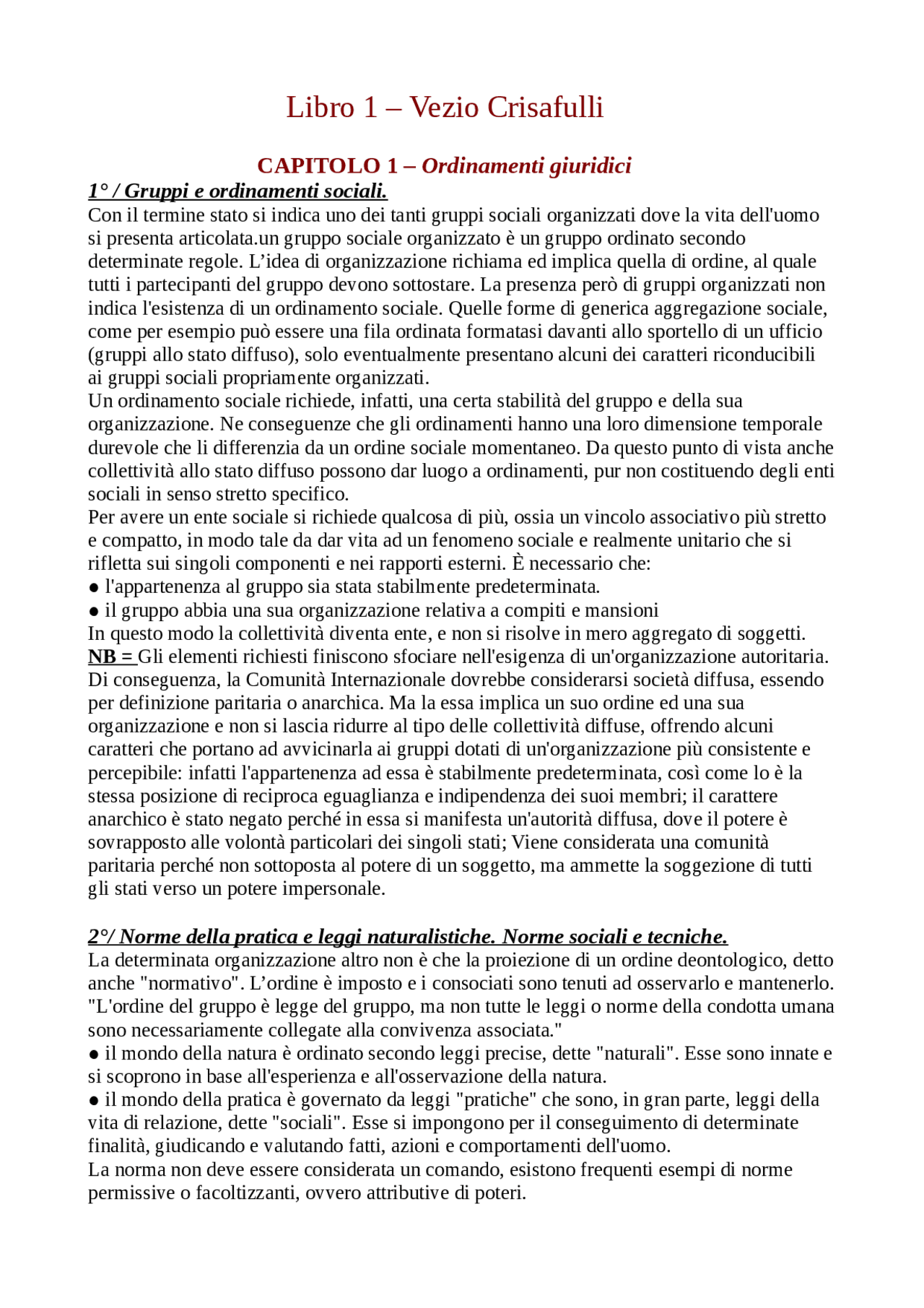 Vezio Crisafulli Lezioni Di Diritto Costituzionale Docsity