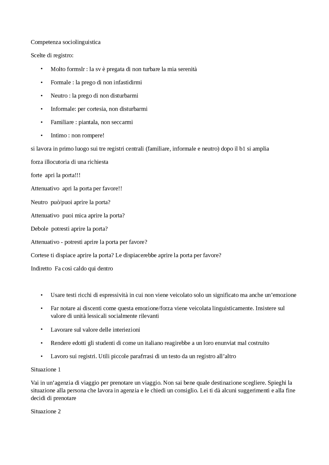Didattica Dellitaliano Per Stranieri Docsity