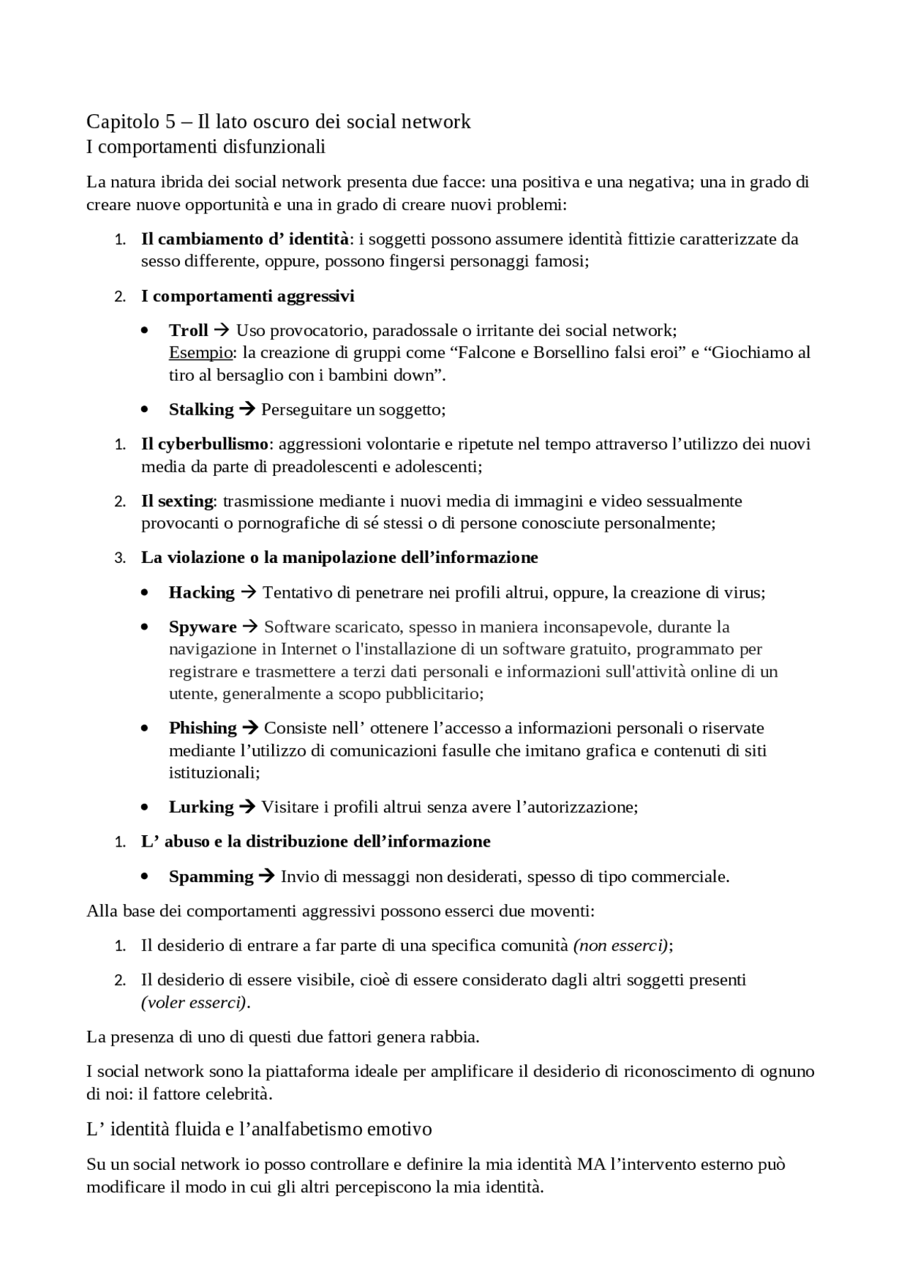 I Social Network Riva Docsity