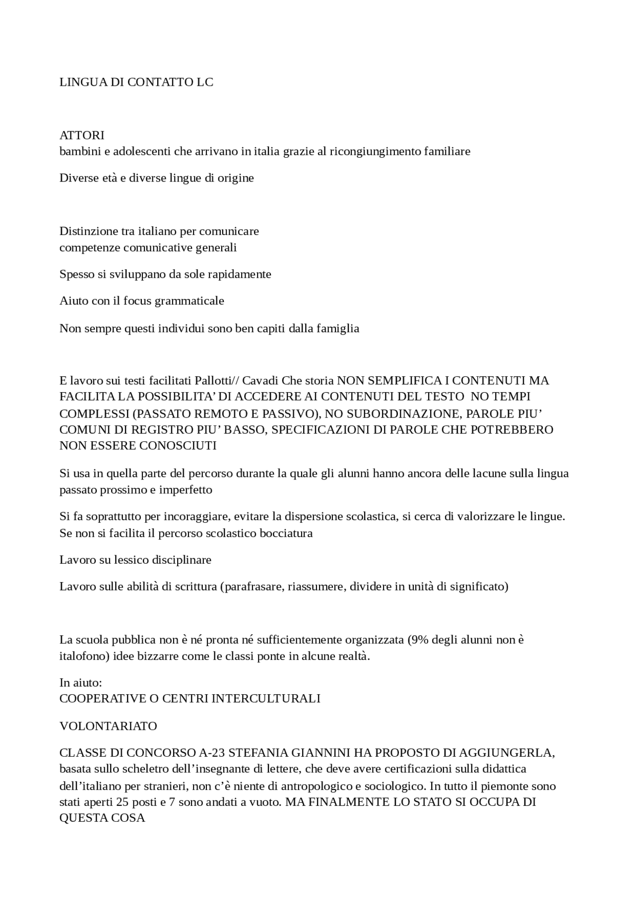 Didattica Dellitaliano Per Stranieri Docsity