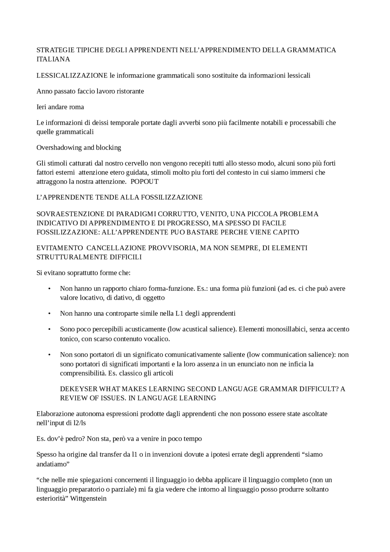 Didattica Dellitaliano Per Stranieri Docsity