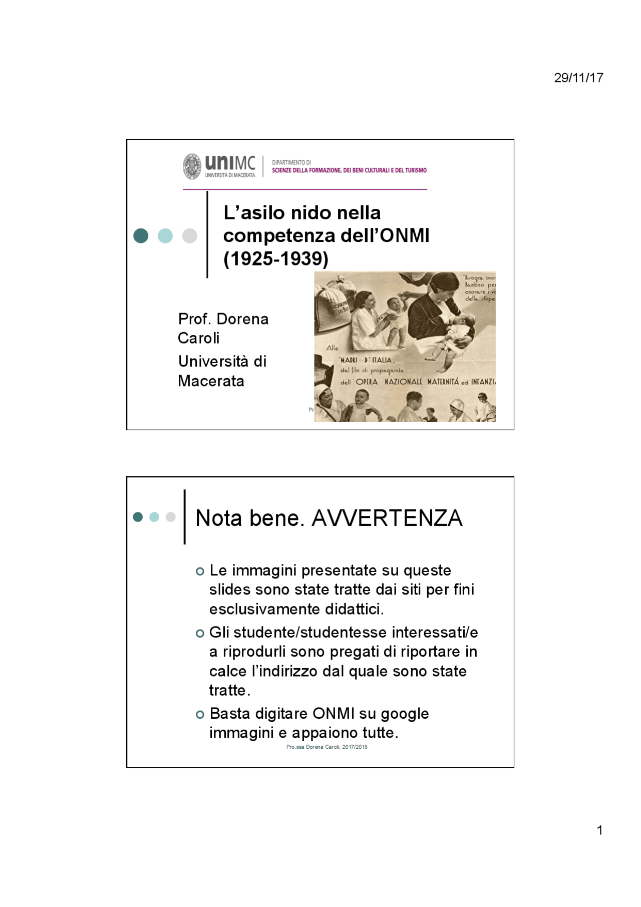 Storia Delle Teorie Dellinfanzia Docsity