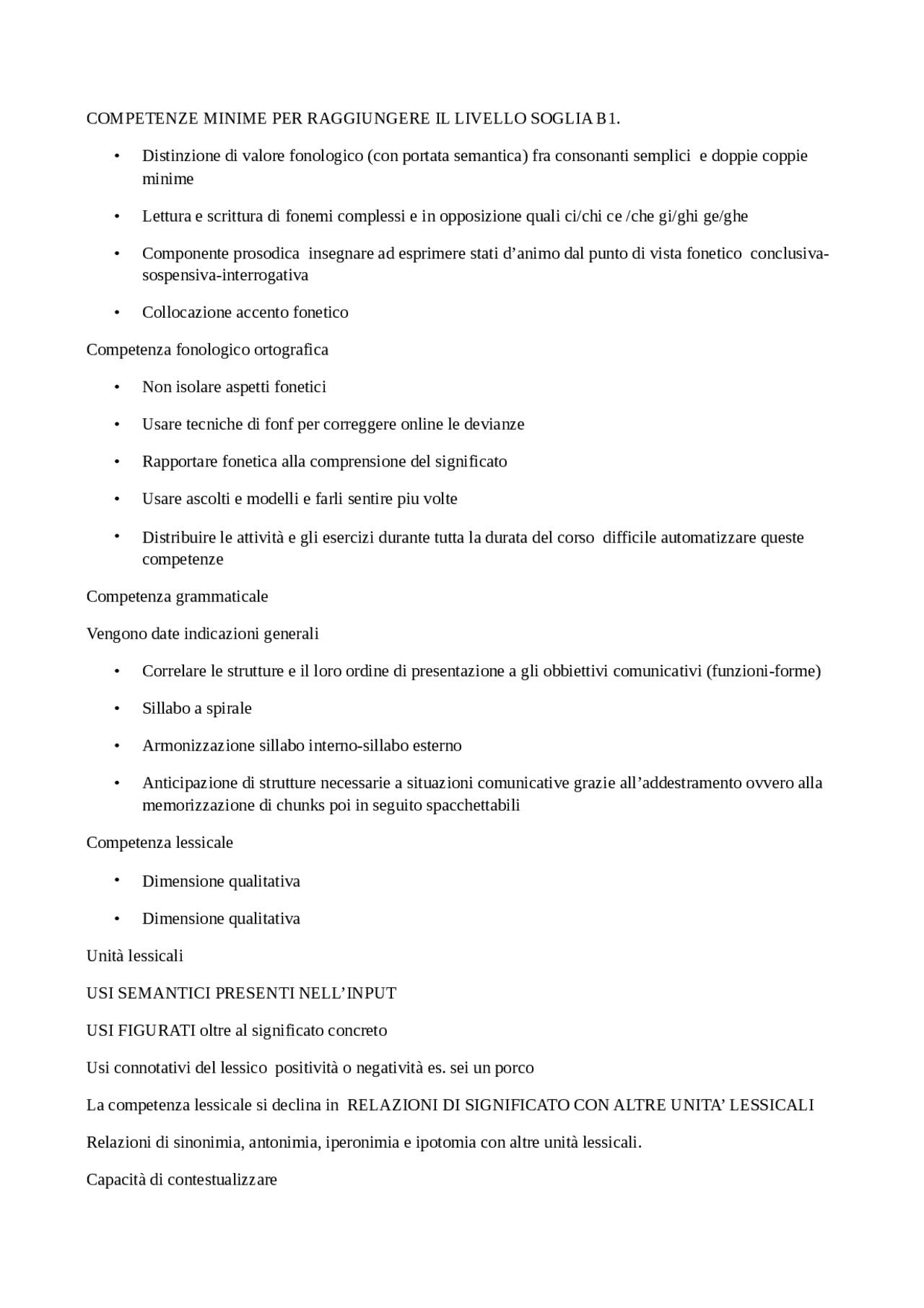 Didattica Dellitaliano Per Stranieri Docsity