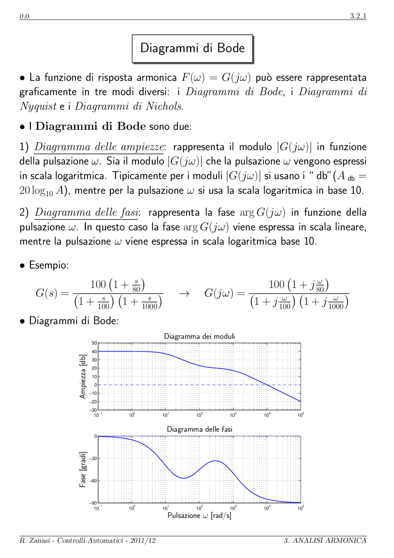 Fondamenti Di Automatica Docsity
