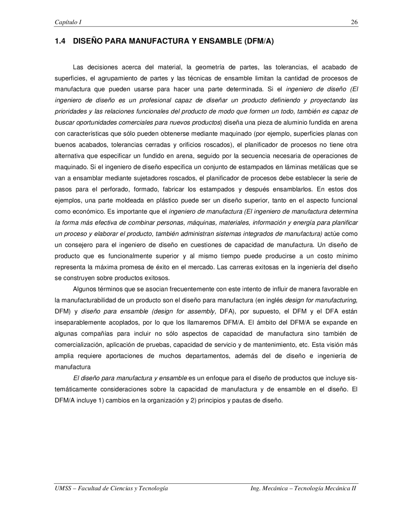 Capítulo I Introducción A Los Procesos De Manufactura Docsity