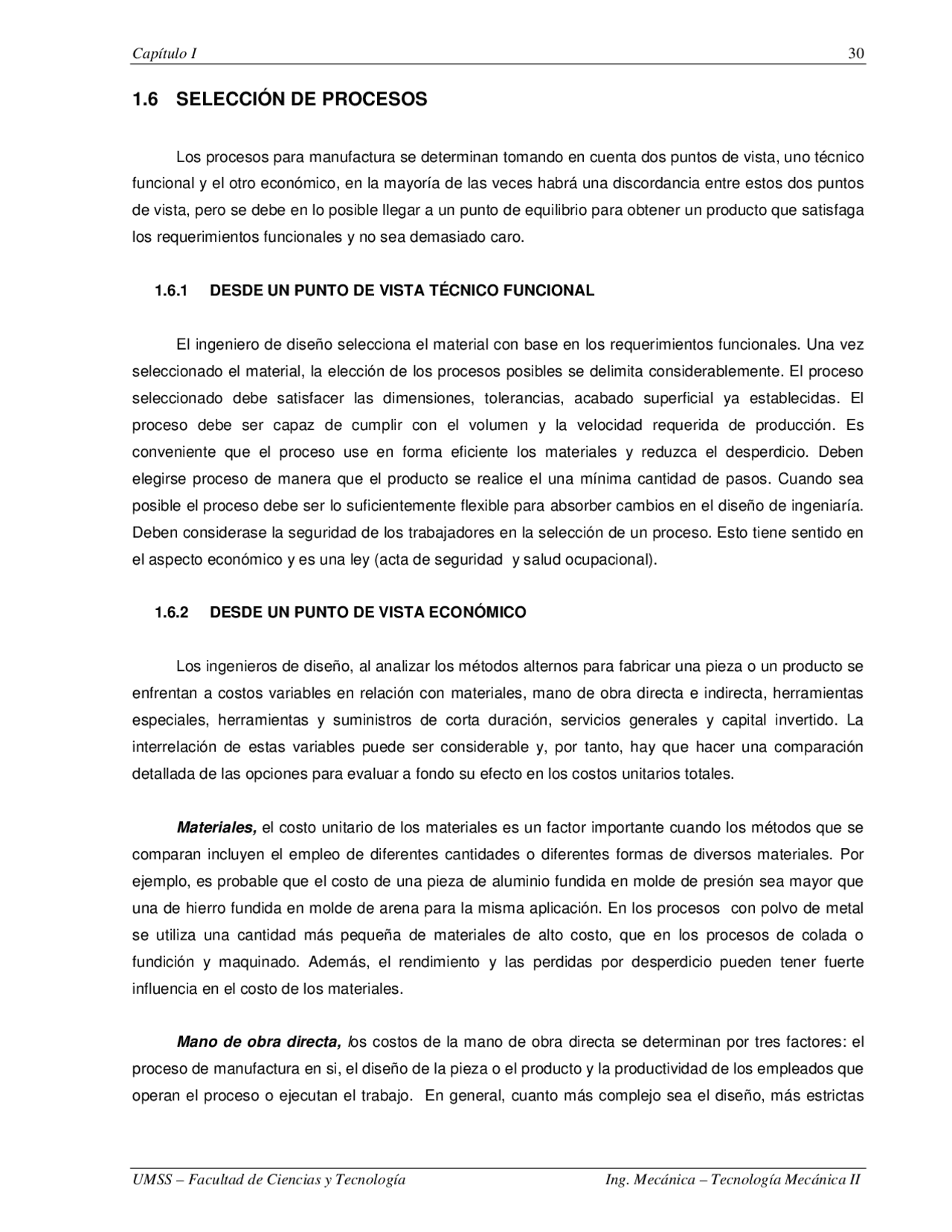 Capítulo I Introducción A Los Procesos De Manufactura Docsity