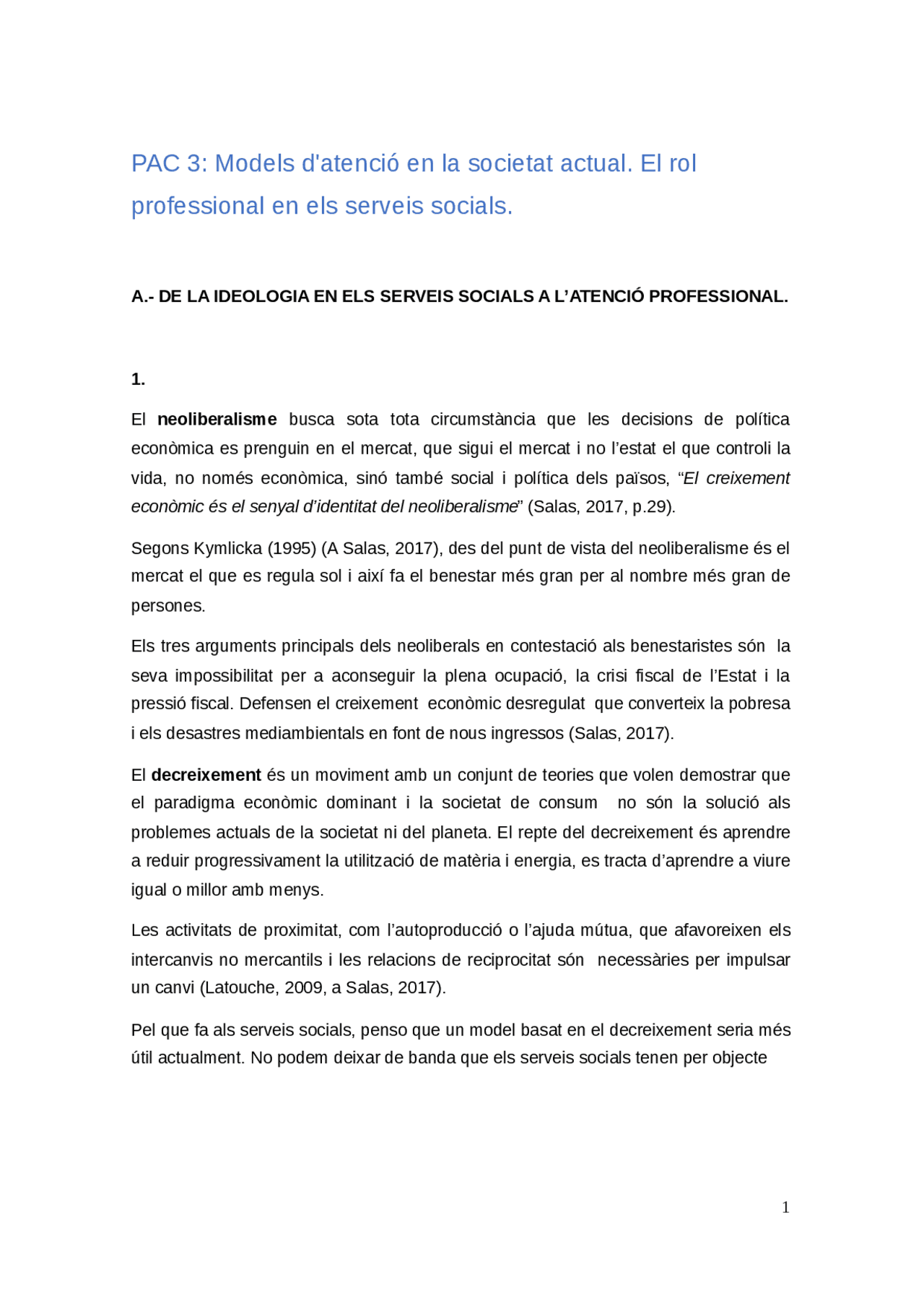 Serveis Socials Pac3 Docsity