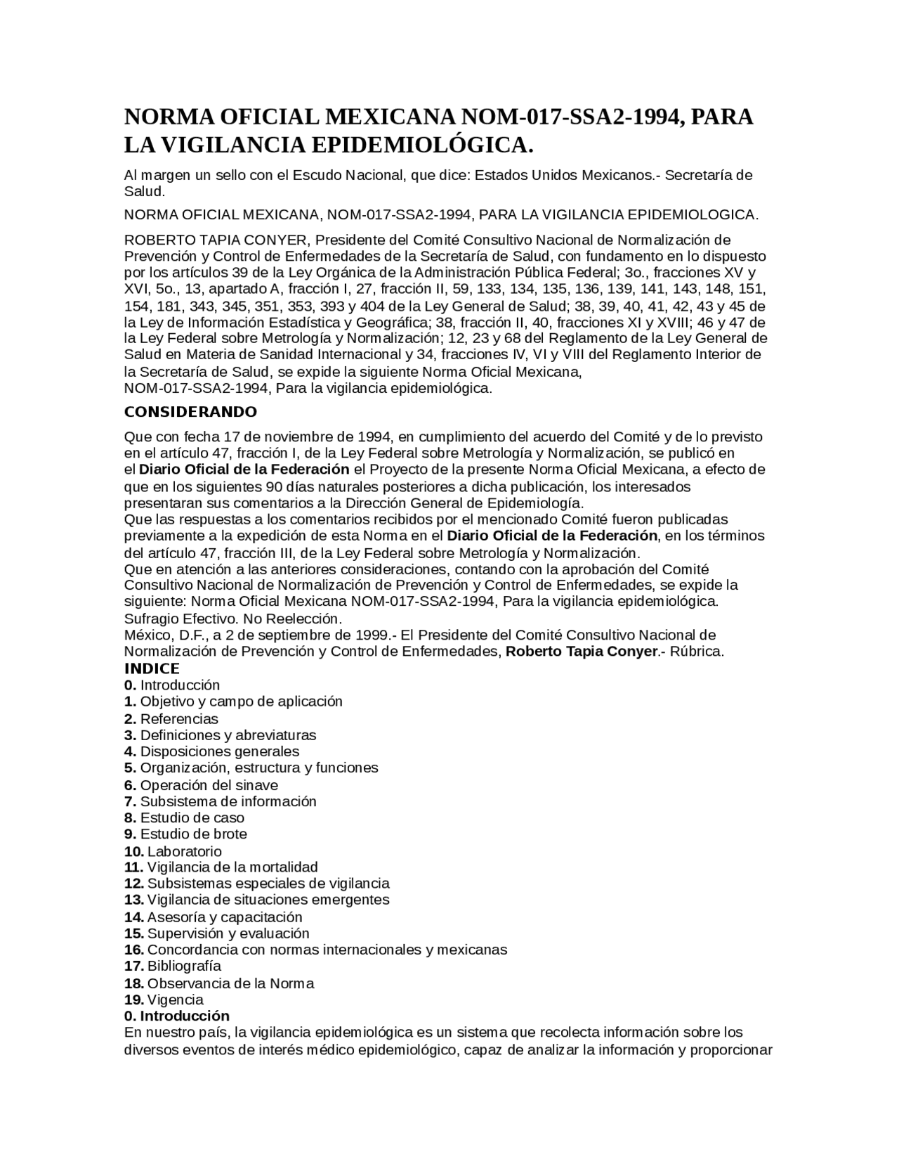 Norma oficial mexicana NOM 017 resumen - Docsity