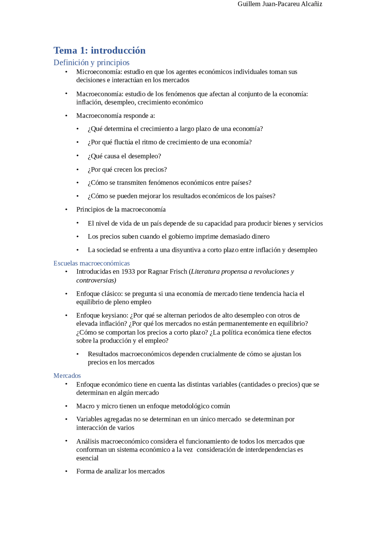 Apuntes Introducción A La Economía Ii Docsity
