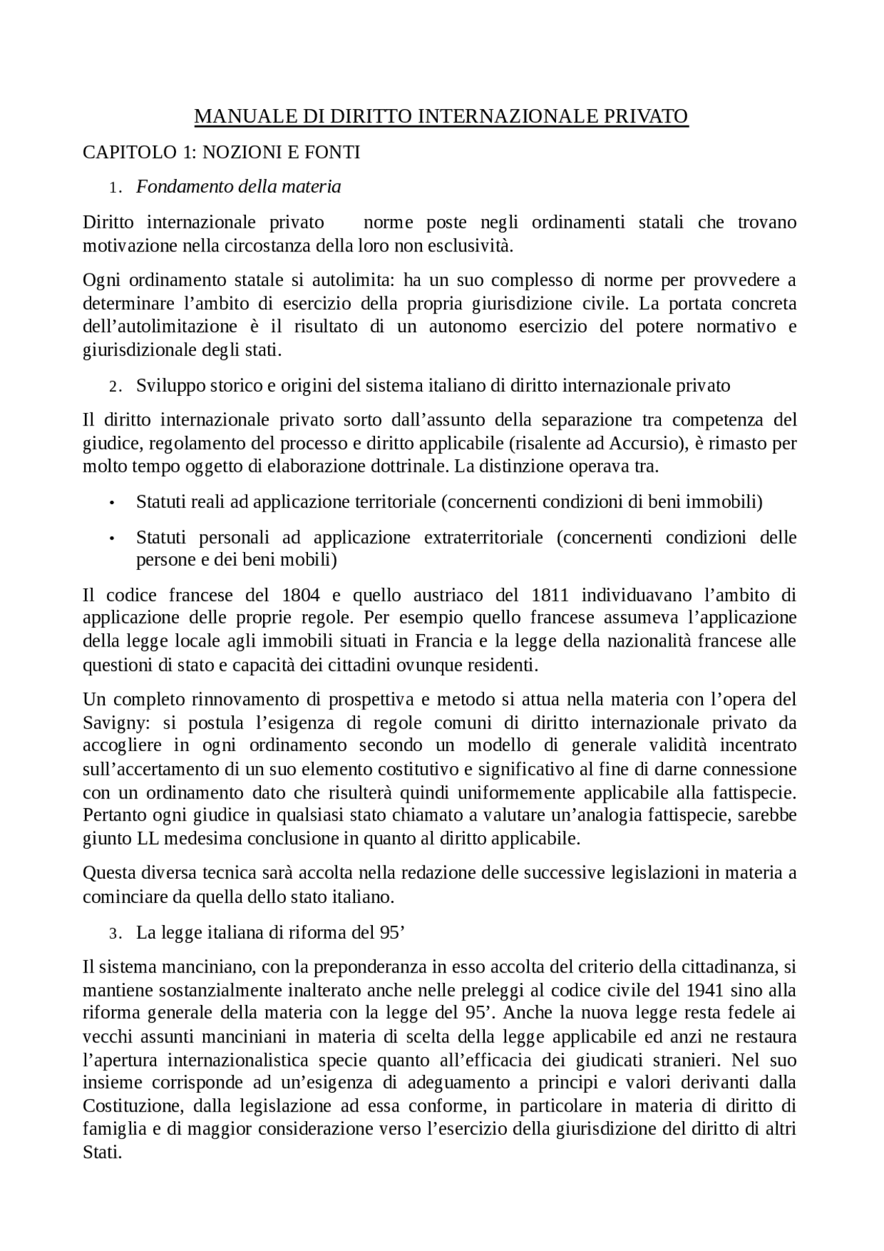Appunti Diritto Privato Docsity