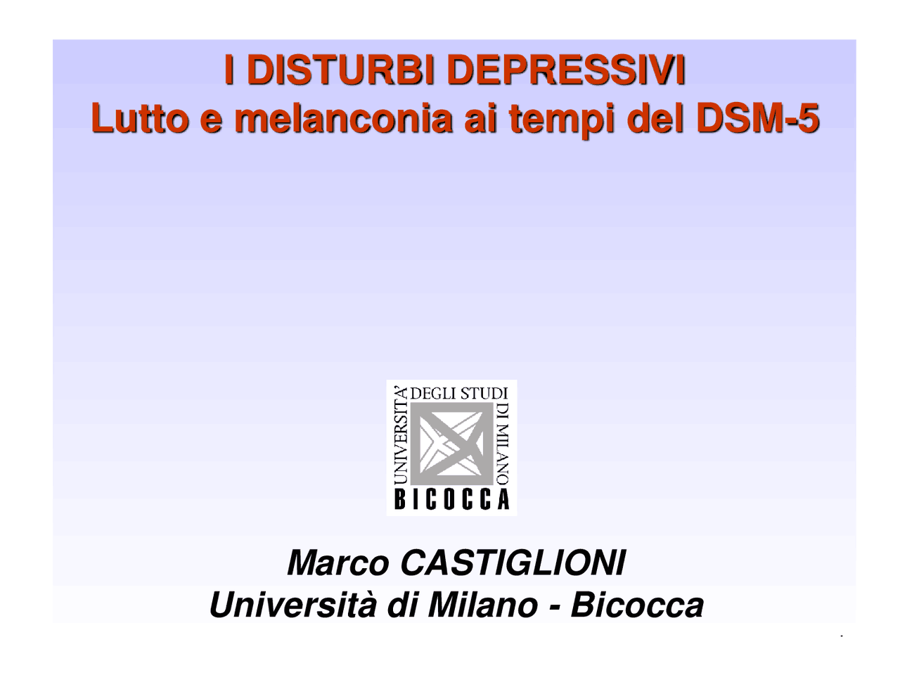 Depressione In Relazione Al Dsm V Docsity