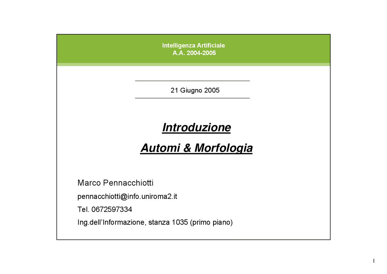Natural Language Processing Docsity