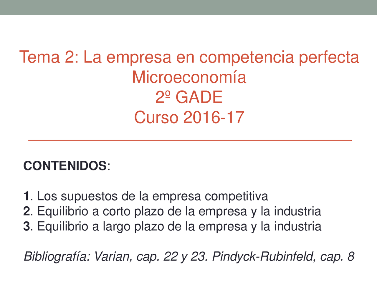 Tema 2 Microeconomía Docsity