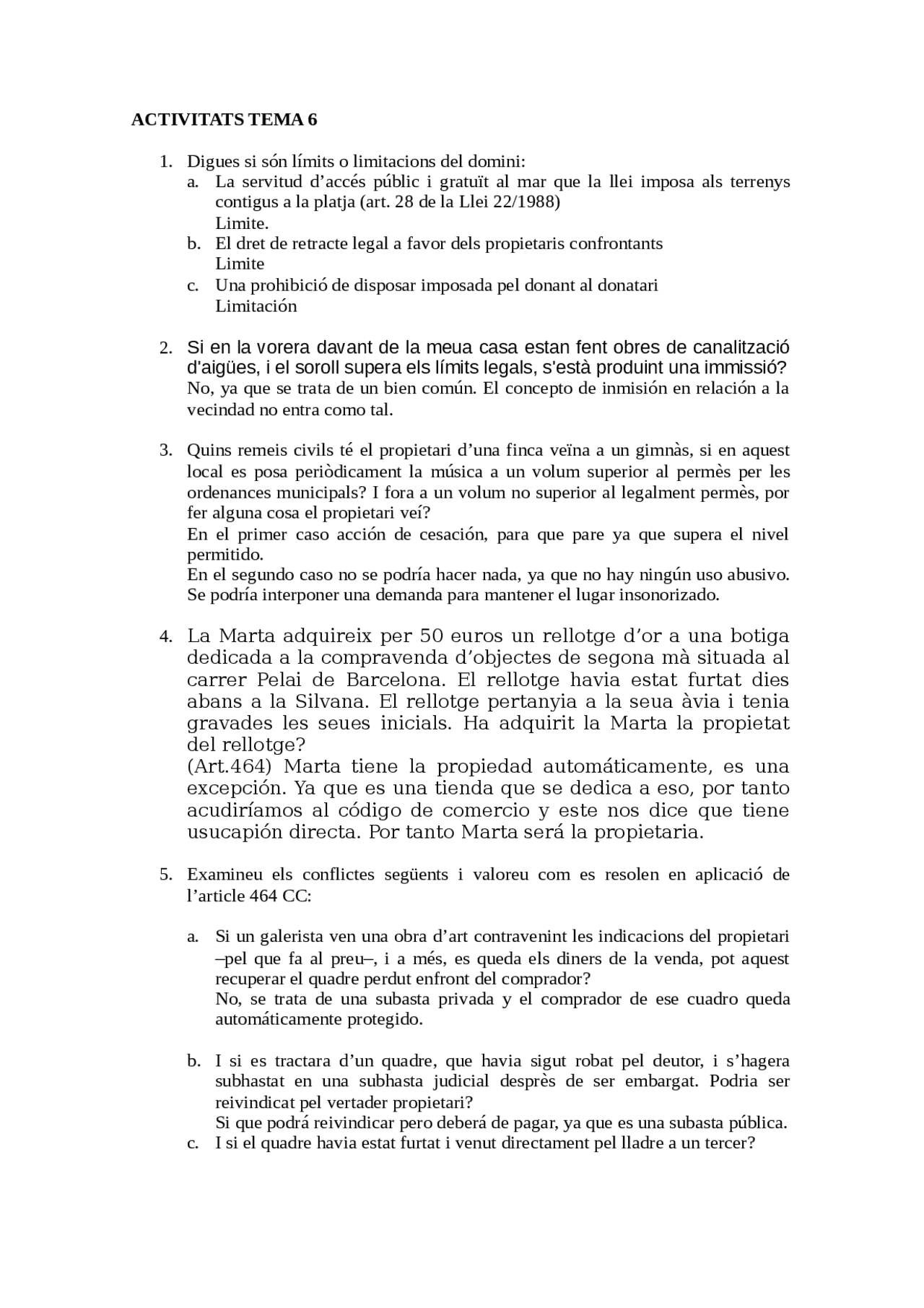 Actividad complementaria tema 6 - Docsity