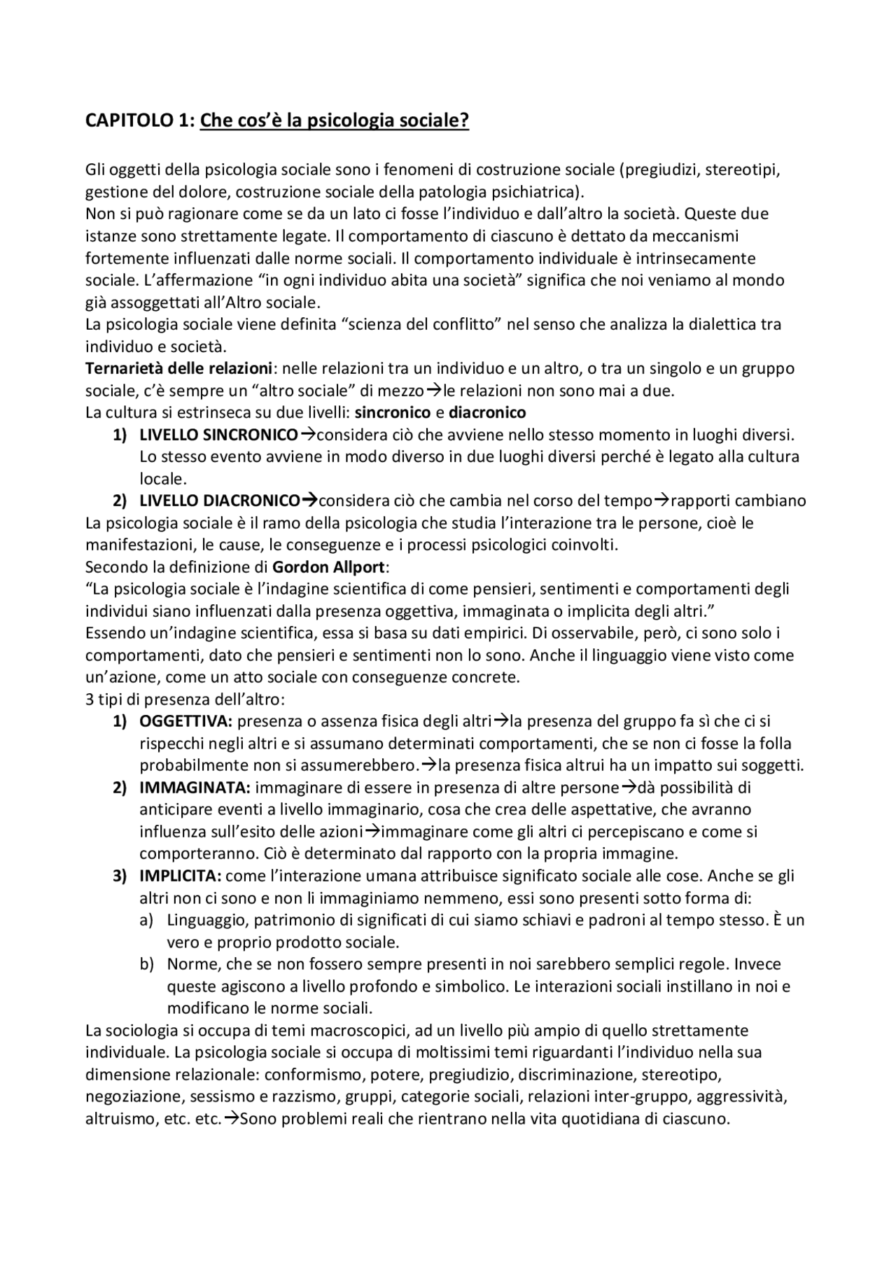 Psicologia Sociale Teorie E Applicazioni Di Hogg E Vaughan Docsity