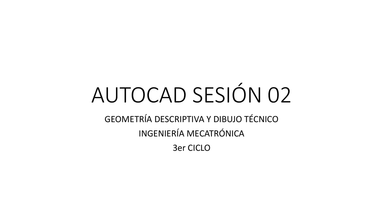 Ejercicios De Autocad Docsity