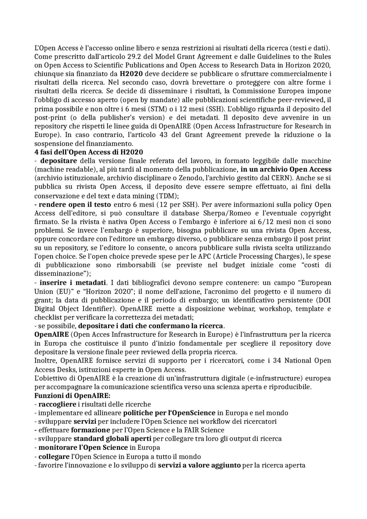 Open Access E Open Science Docsity