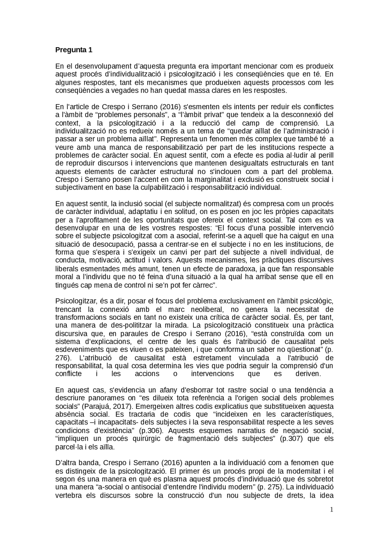 Devolución PAC 1 - Devolució PAC 1 - Docsity