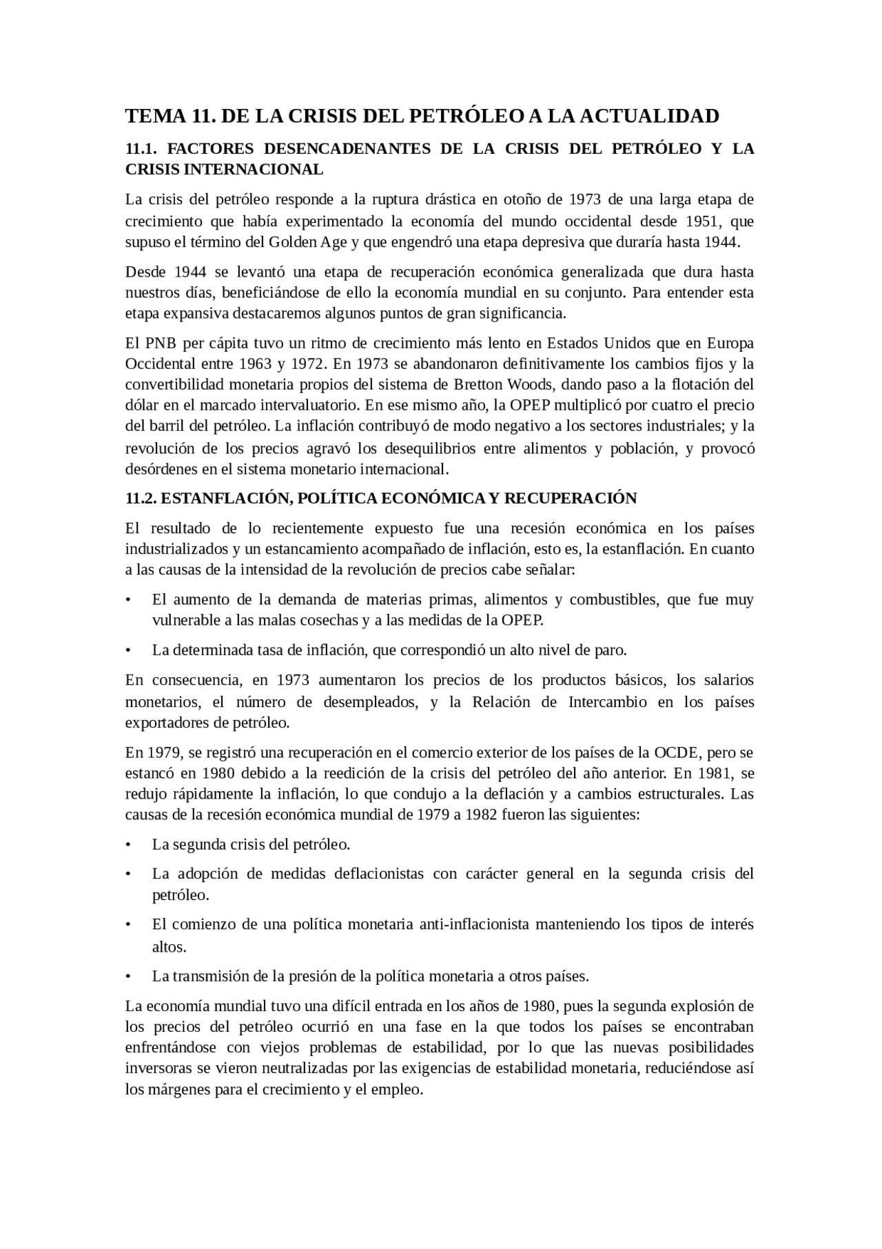 La Crisis del Petróleo: Desde la Ruptura de 1973 hasta la Globalización ...