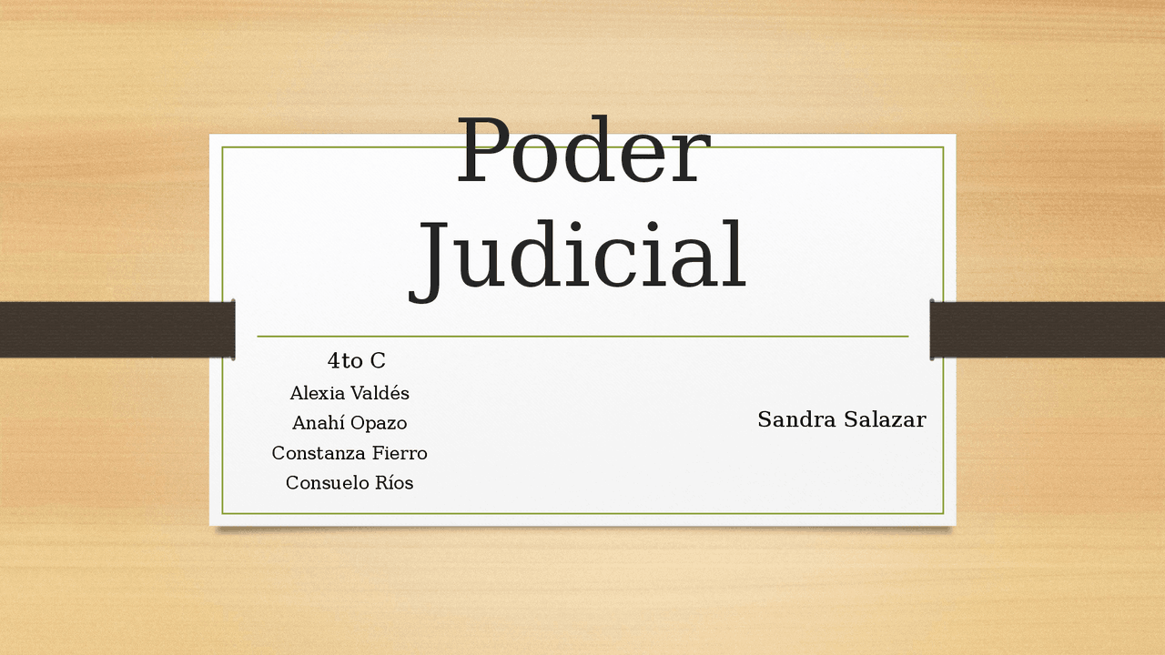 Poder judicial en Chile - Docsity