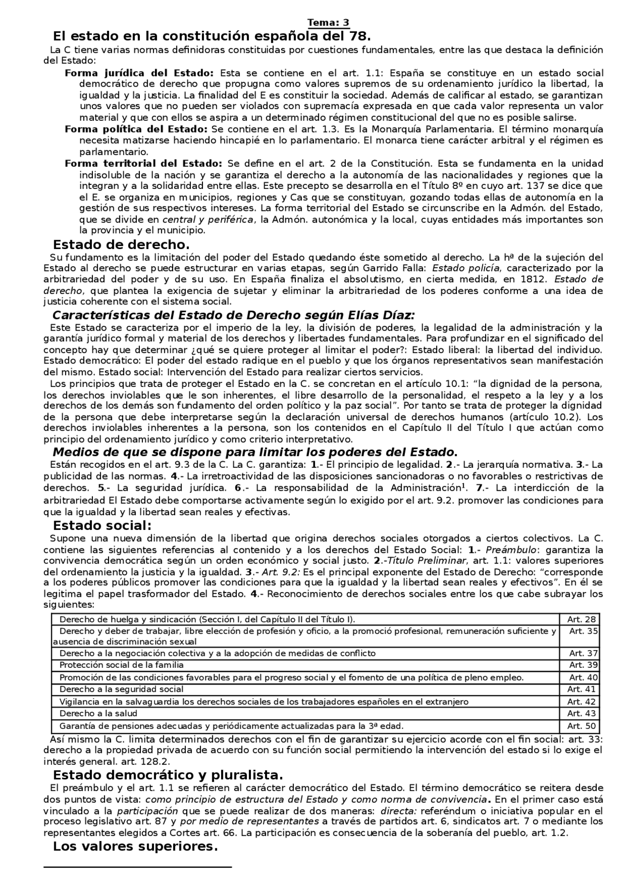 Derecho Constitucional Docsity
