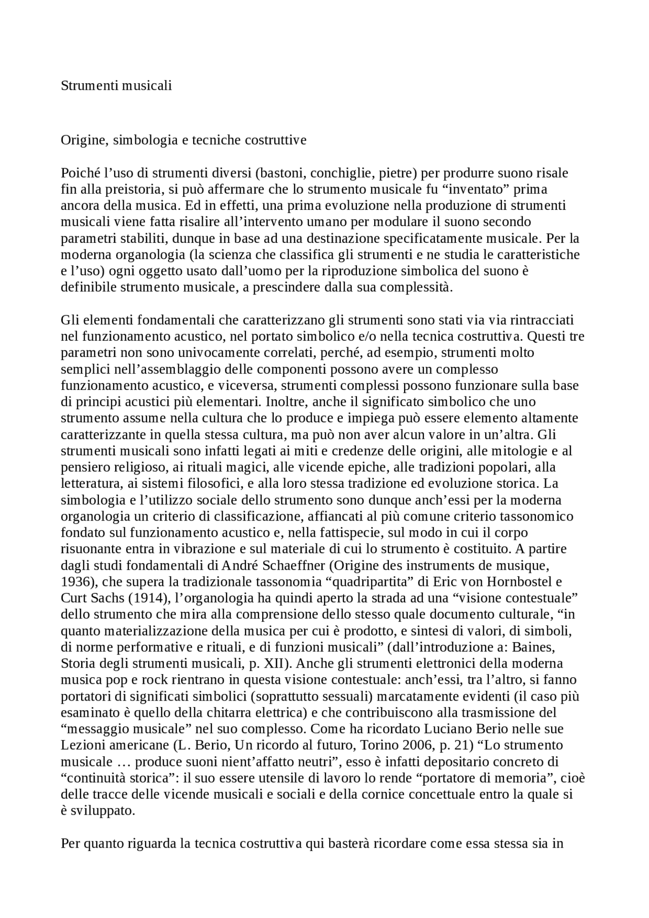 Dispense Esame Di Educazione Musicale Docsity