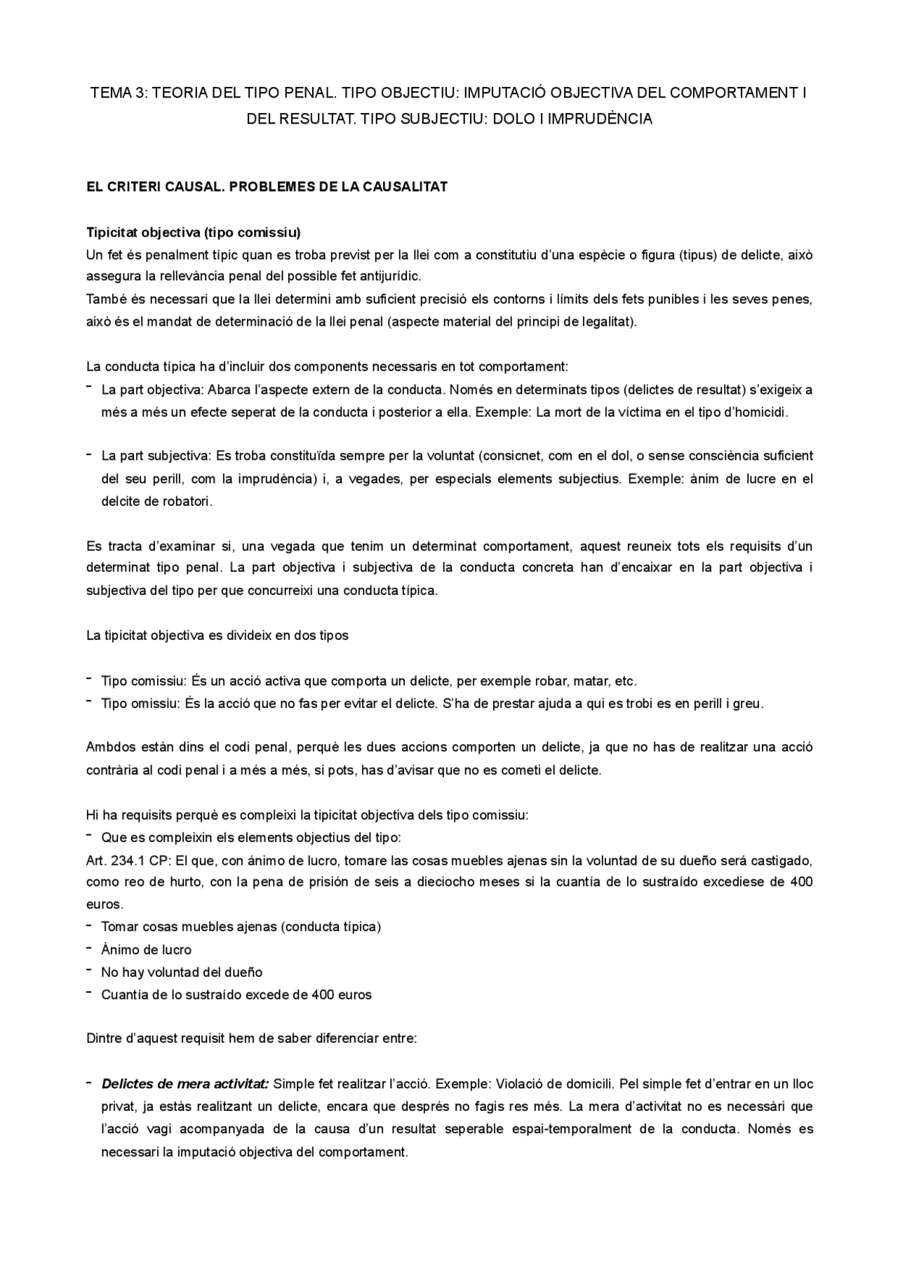 Tema 3 Dret Penal Relacions Laborals Docsity