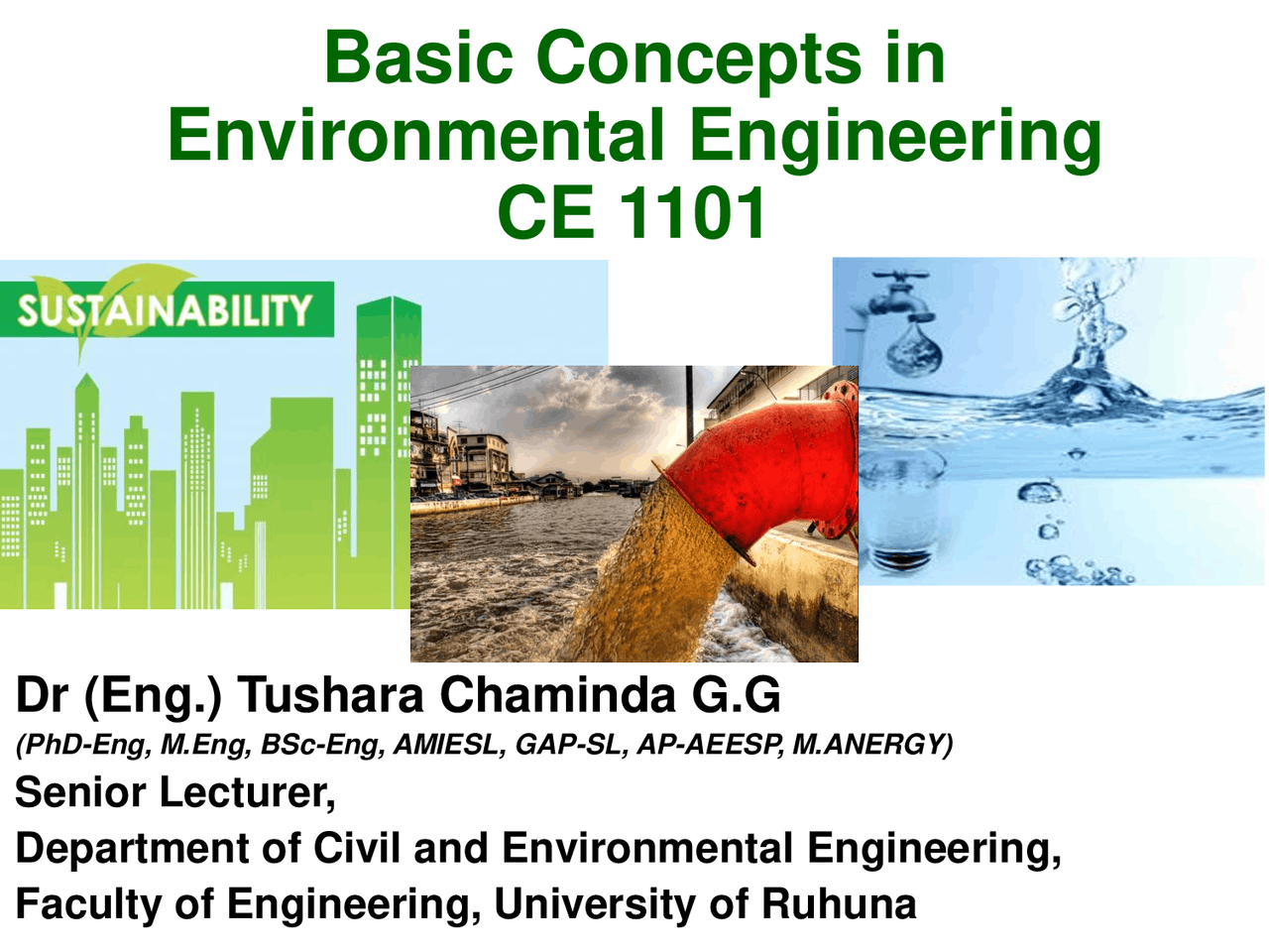 Civil And Environmental Engineering Docsity