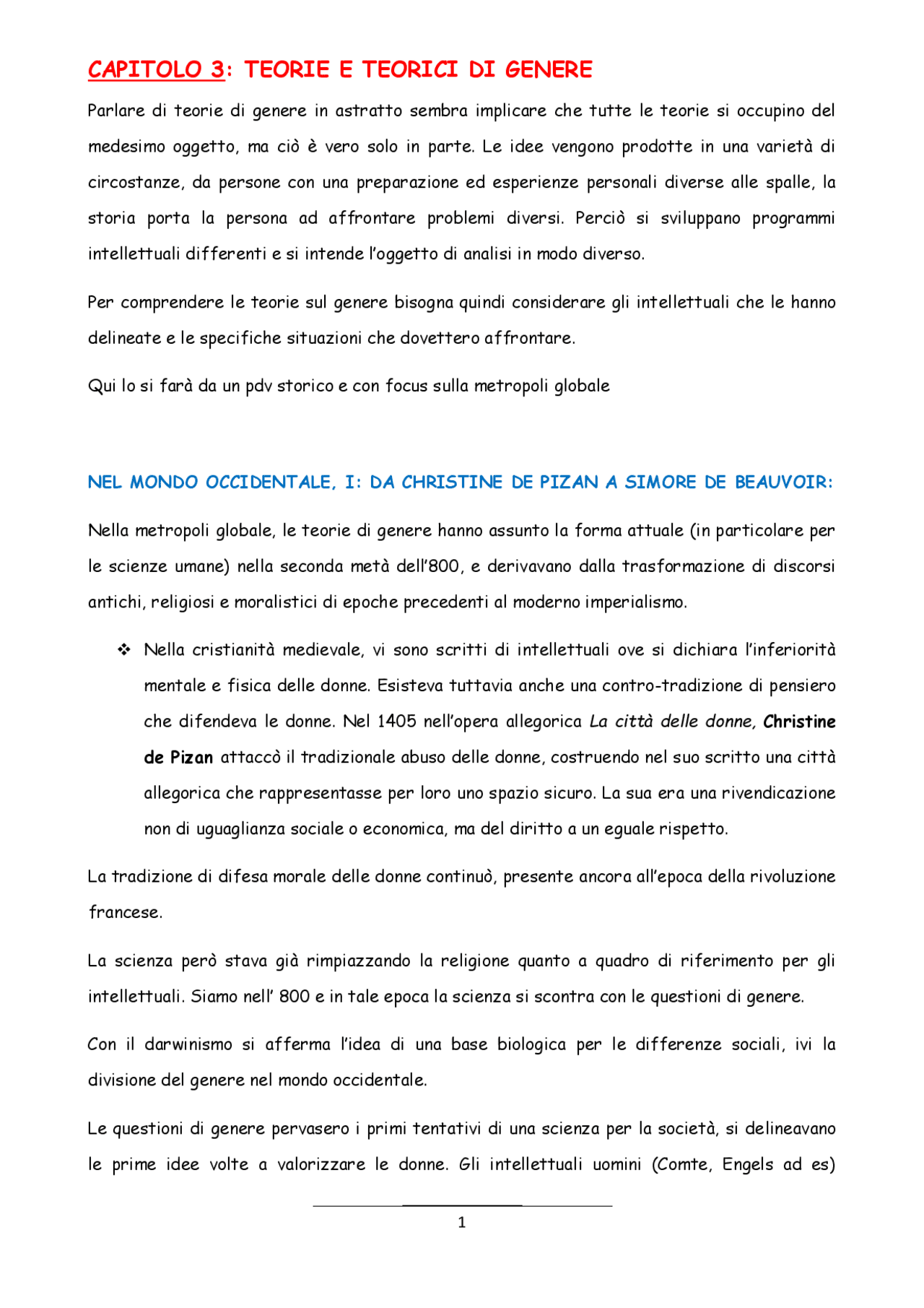 Questioni Di Genere Di Raewyn Connell Docsity