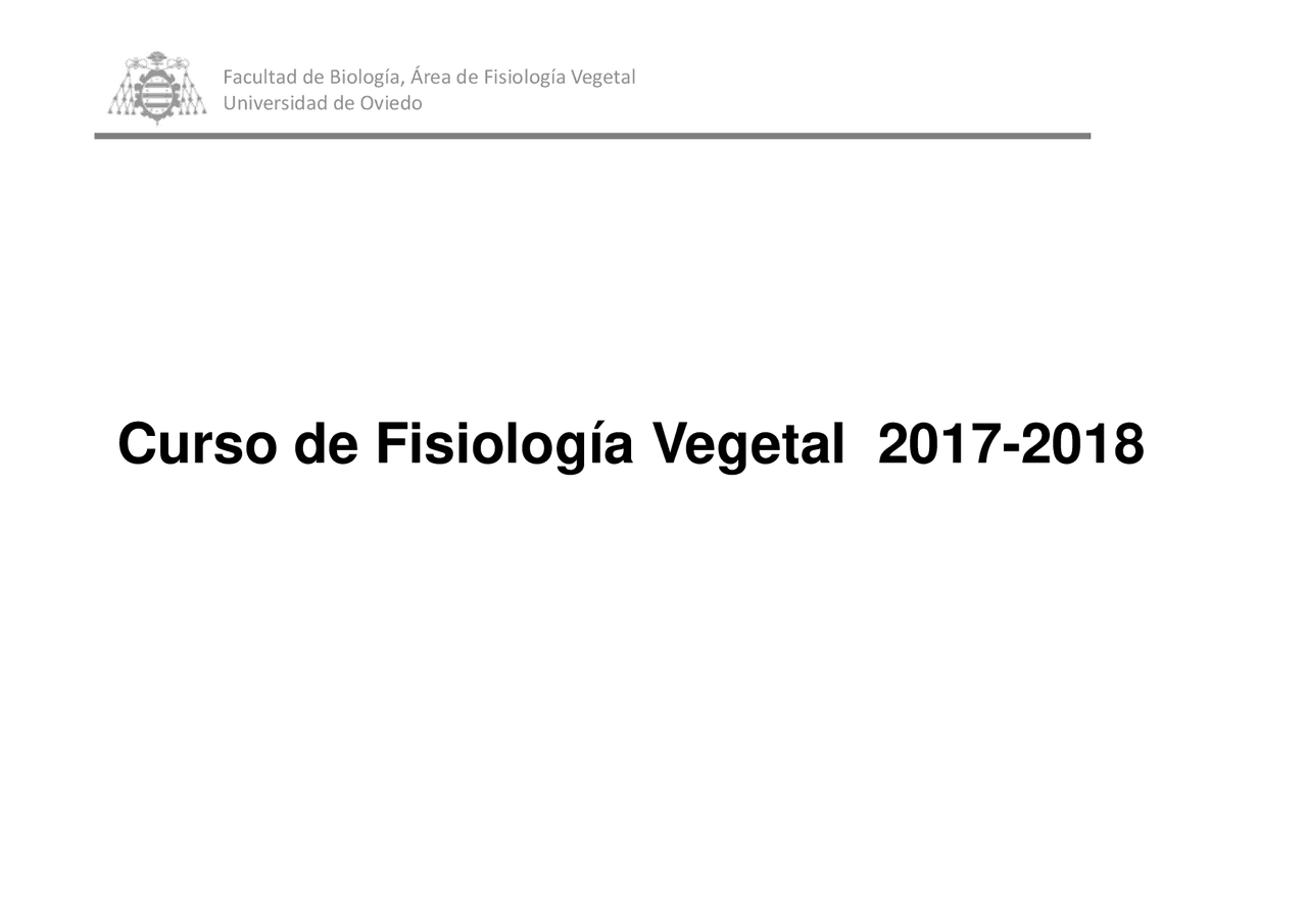 T1 Fisio Vegetal Completo - Docsity