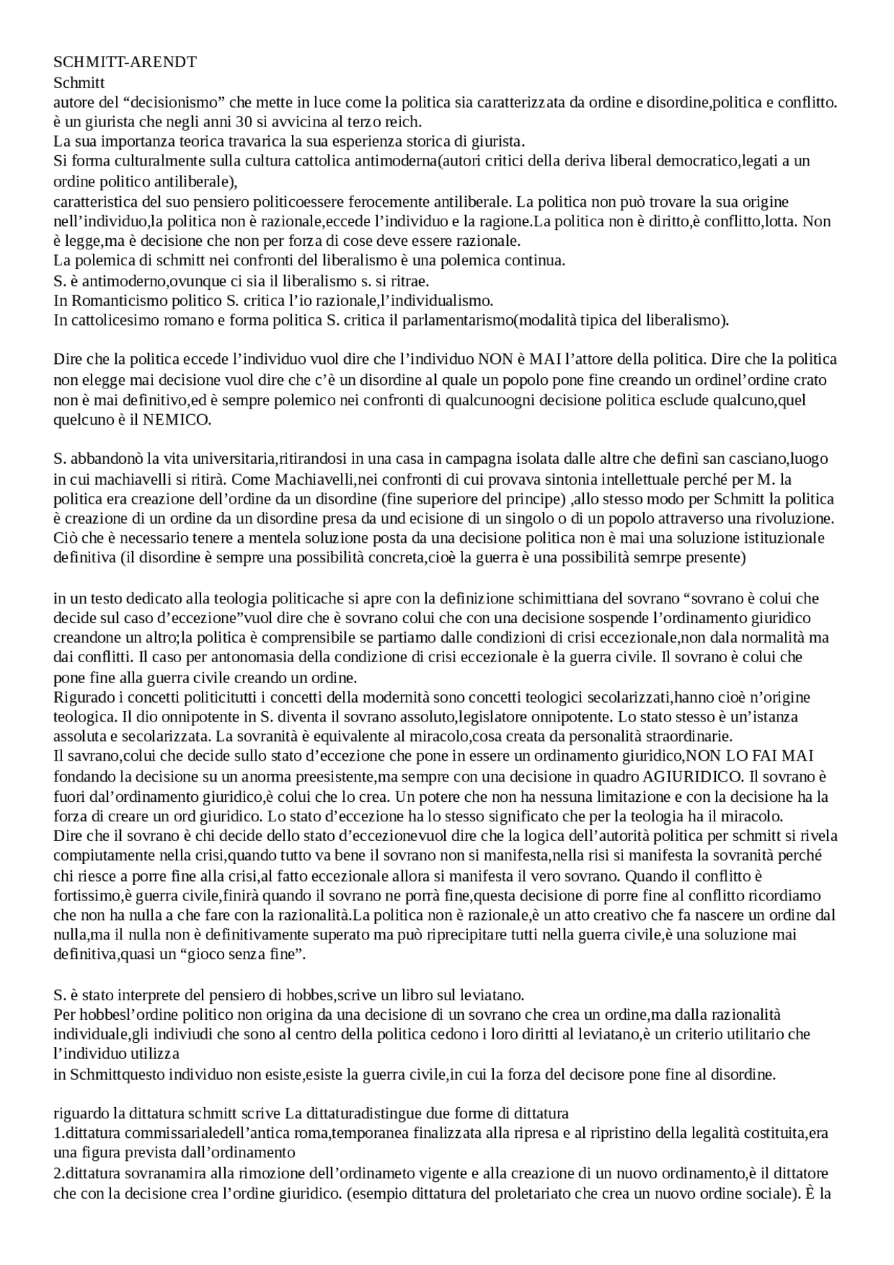 Storia Delle Dottrine Politiche Docsity