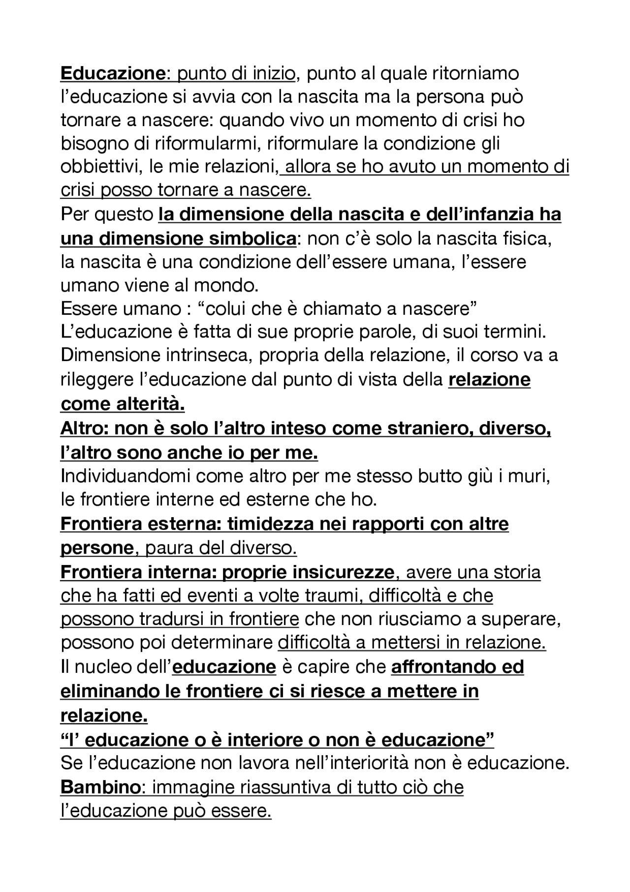 Pedagogia Delle Relazioni Educative Docsity