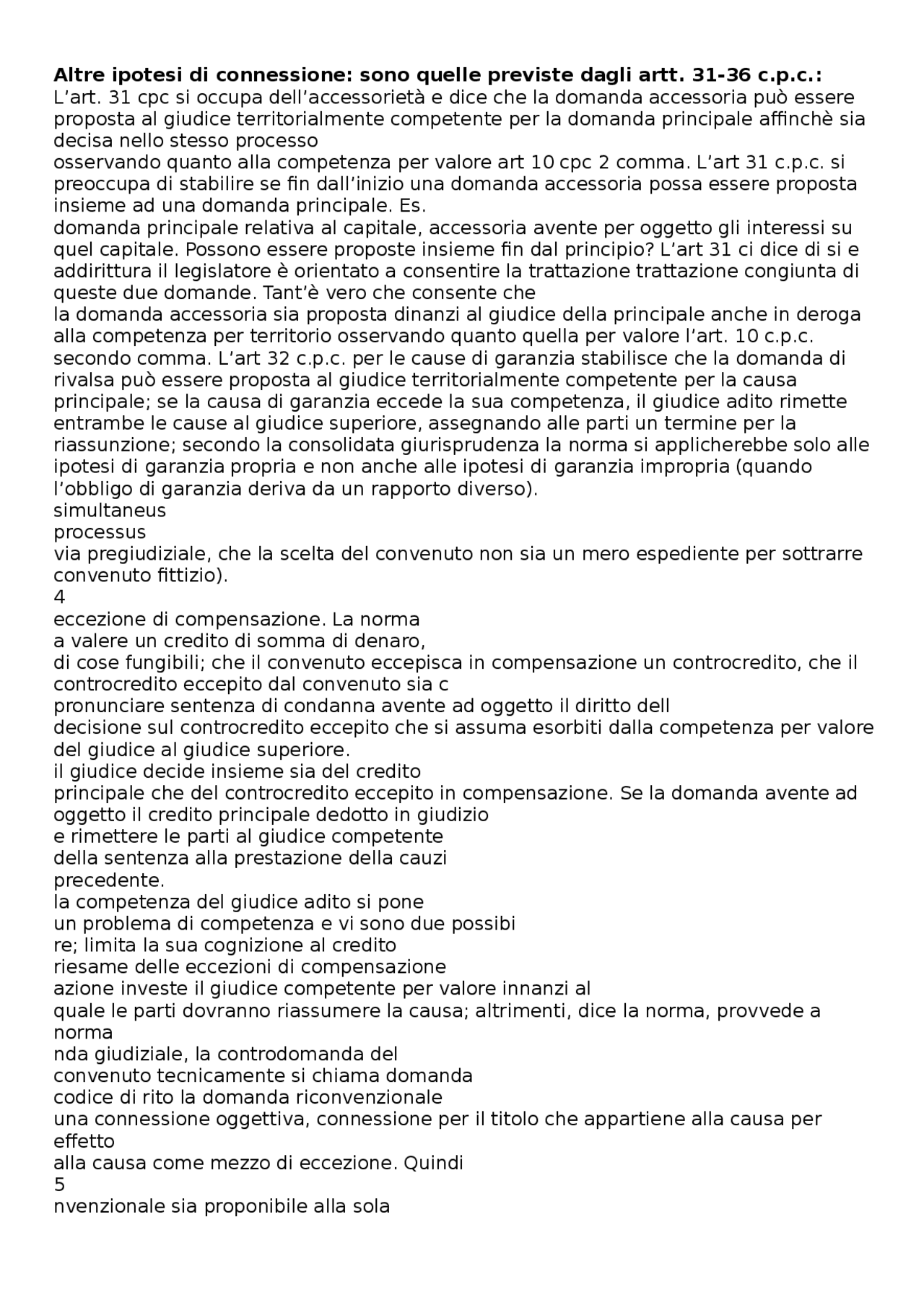 Appunti Diritto Processuale Civile Docsity