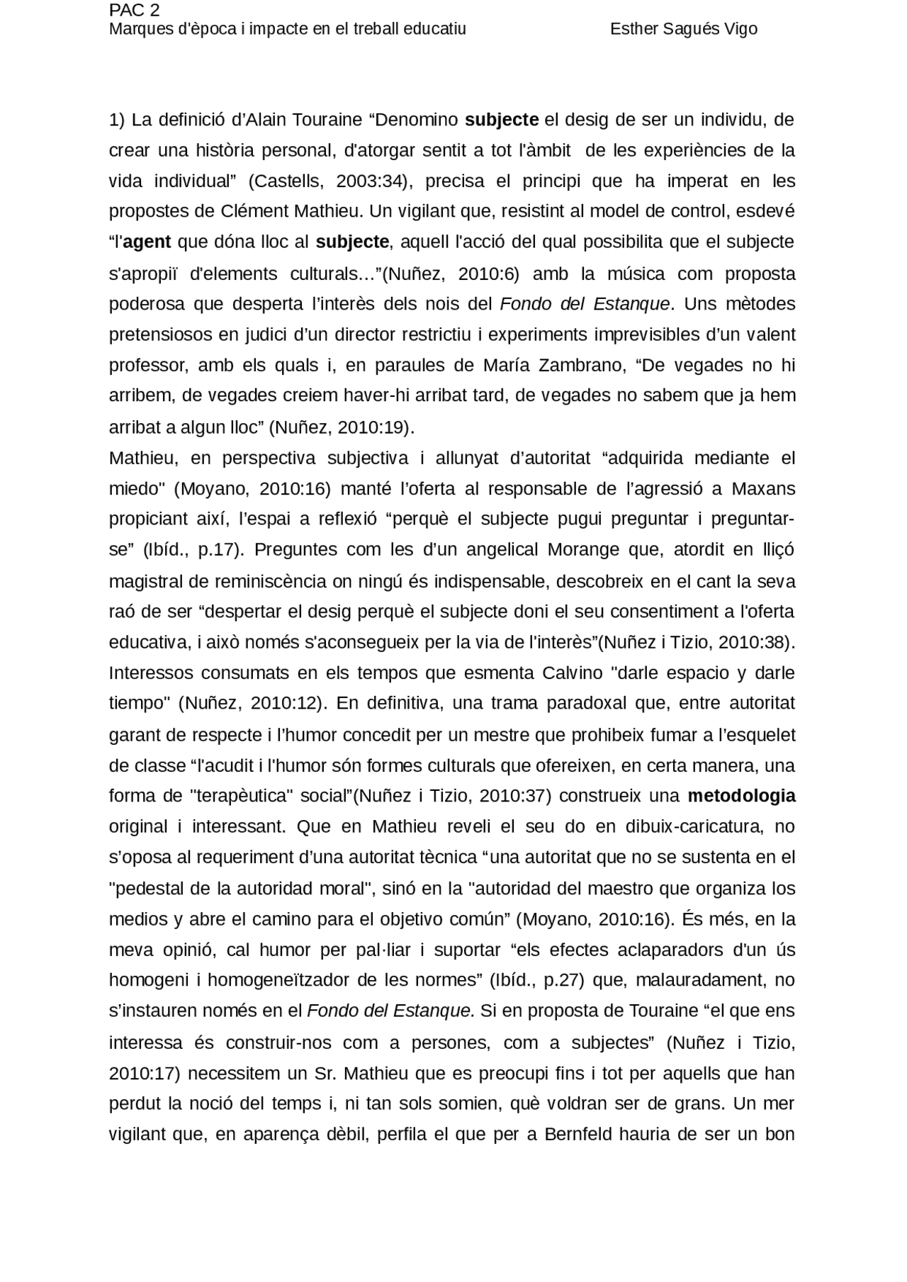 Models DacciÓ Socioeducativa Pac 2 Docsity