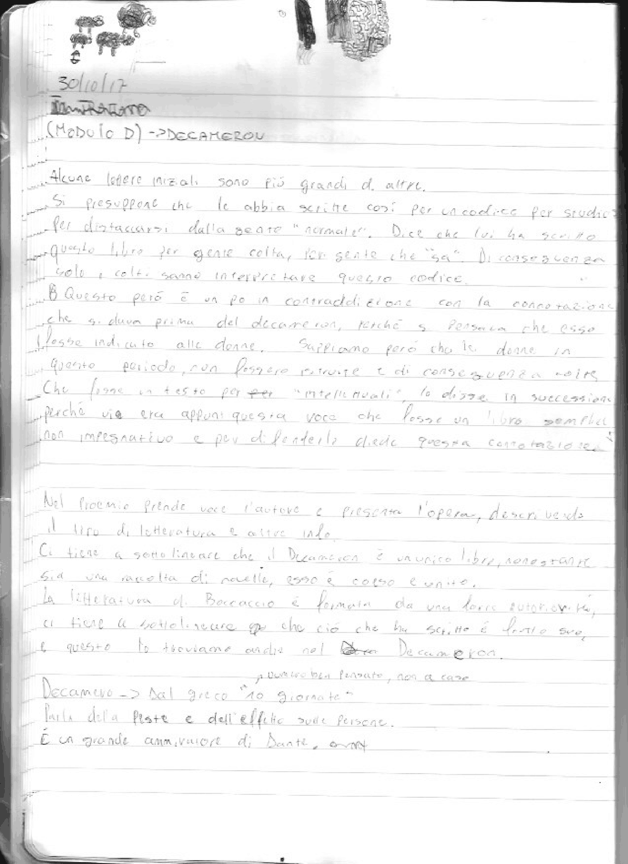 Riassunto Generale Del Decameron Docsity