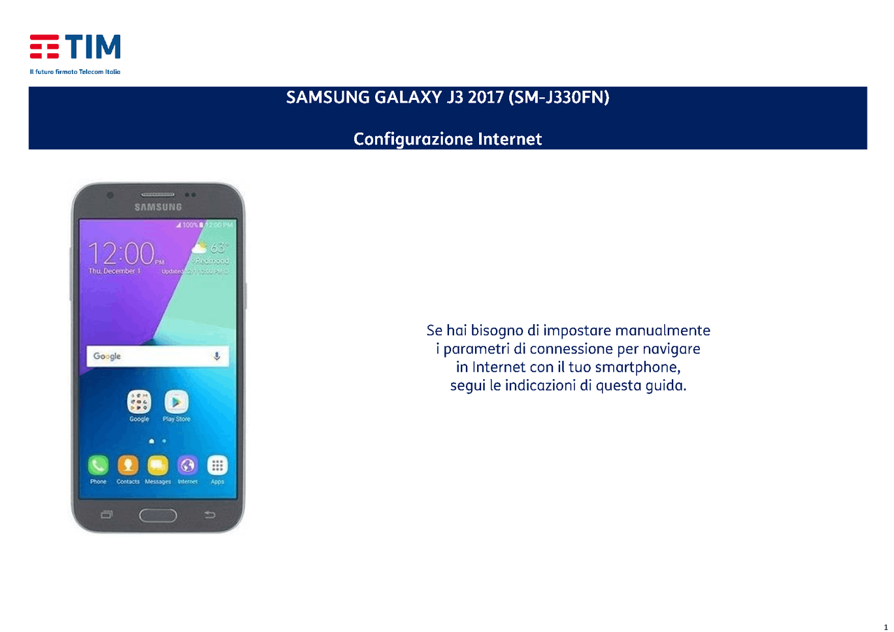 Configurazione Internet Docsity
